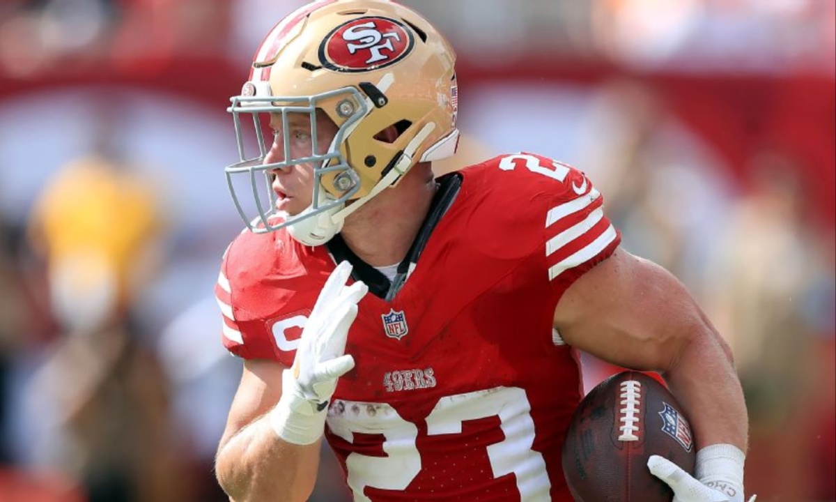 McCaffrey Downplays Calf Issue, Confident He’ll Play in 49ers’ Opener ...